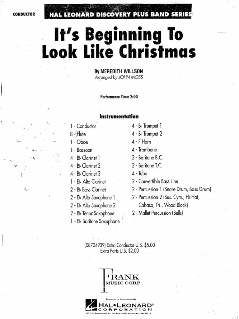 It's Beginning To Look A Lot Like Christmas | PDF