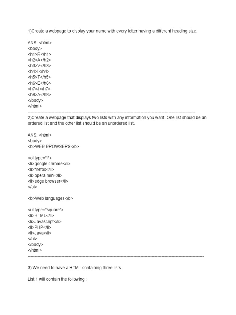 Html Css And Javascript Handson Pdf Hyperlink Java Script