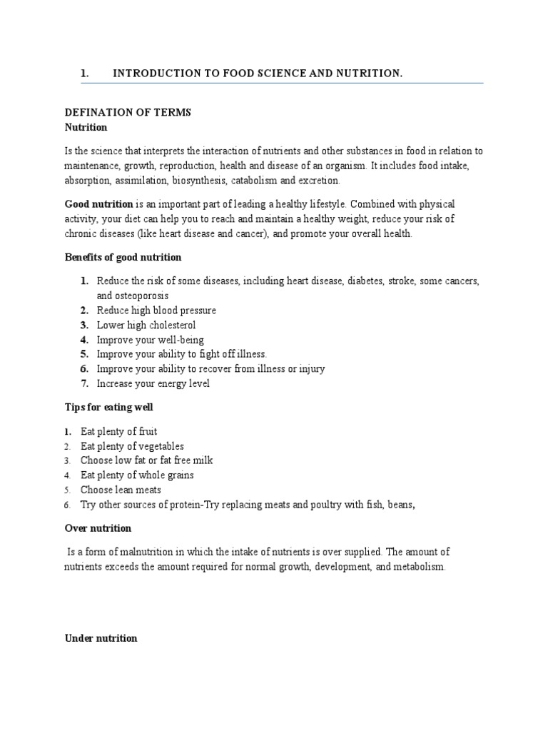 Food Science and Nutrition Notes | PDF | Carbohydrates | Fat