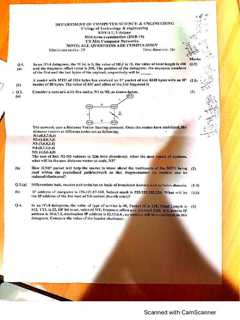 Sem 6 Midterm Papers | PDF