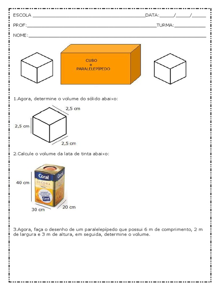 Revisão de Matemática - (Volumes) | PDF | Carreira e Crescimento ...