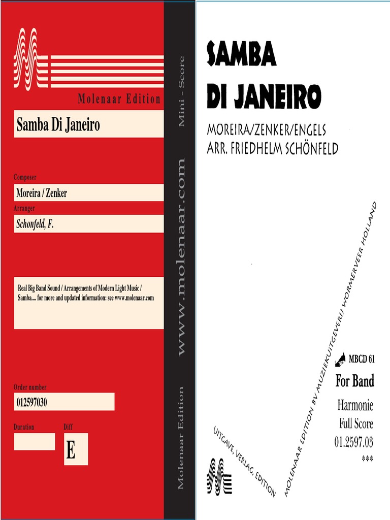 Samba de Janeiro - Conductor | PDF