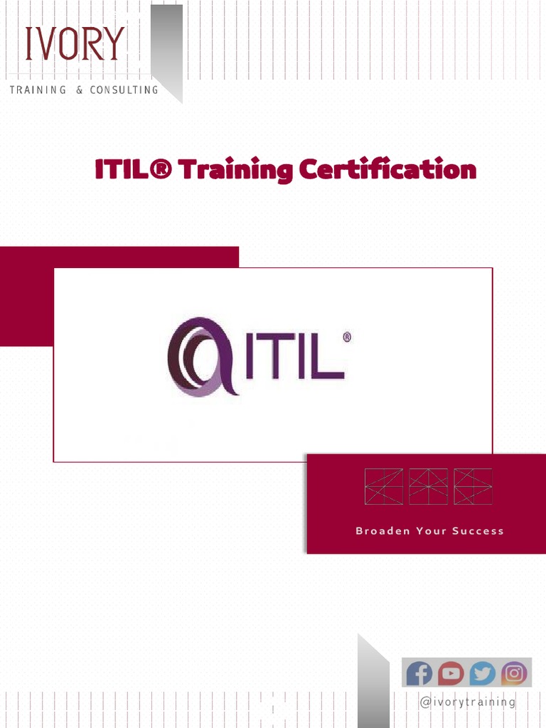 ITIL Training Certification | PDF | Design | Knowledge