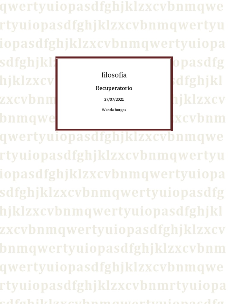 Trabajo Práctico Artes Visuales Filosofia Recuperatorio Wanda Burgos ...
