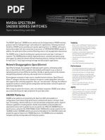 sn5600 Datasheet A4 | PDF | Computer Network | Network Switch