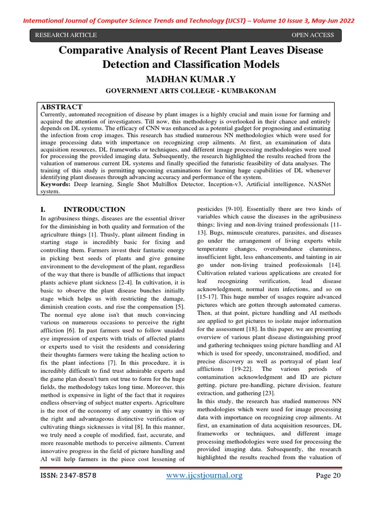 (Ijcst-V10i3p4) :madhankumar y | Download Free PDF | Deep Learning | Internet Of Things
