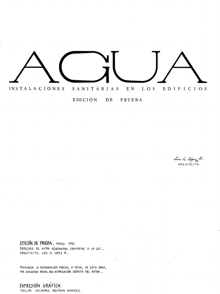 Agua Luis Lopez | PDF