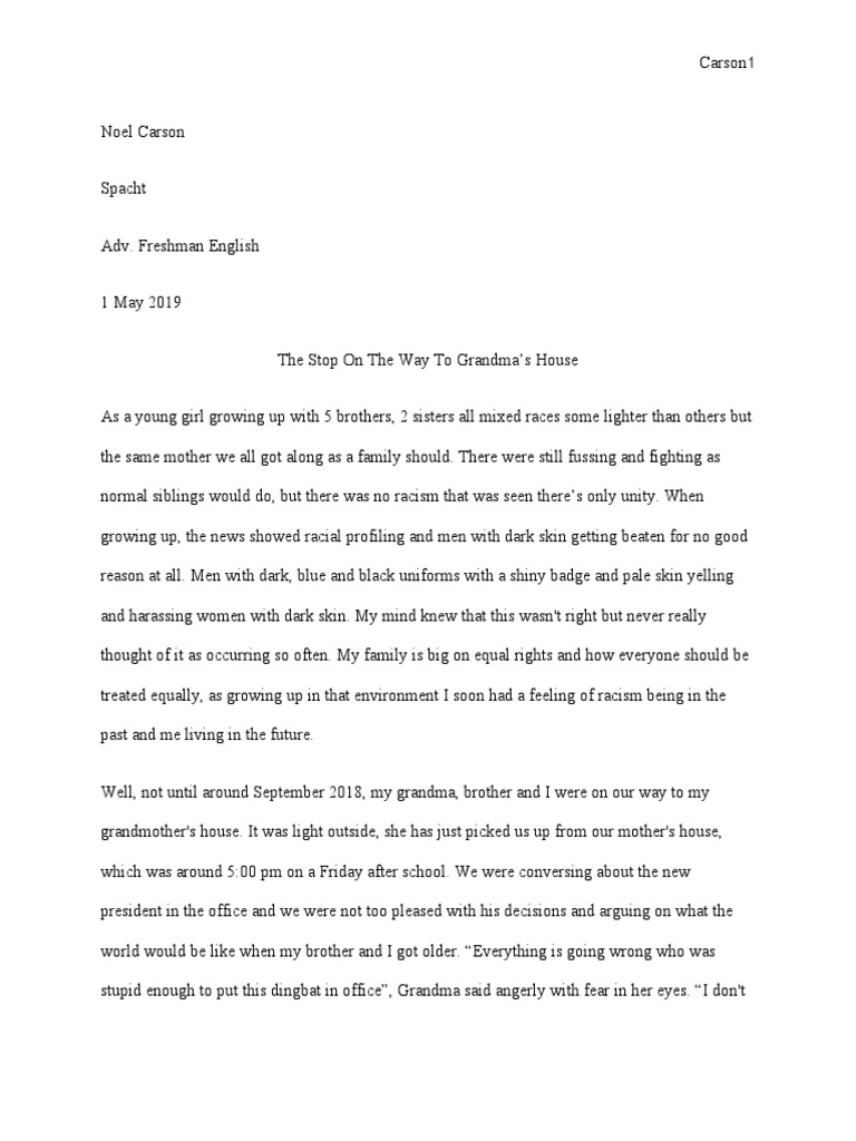 Essay Freshman Year | PDF