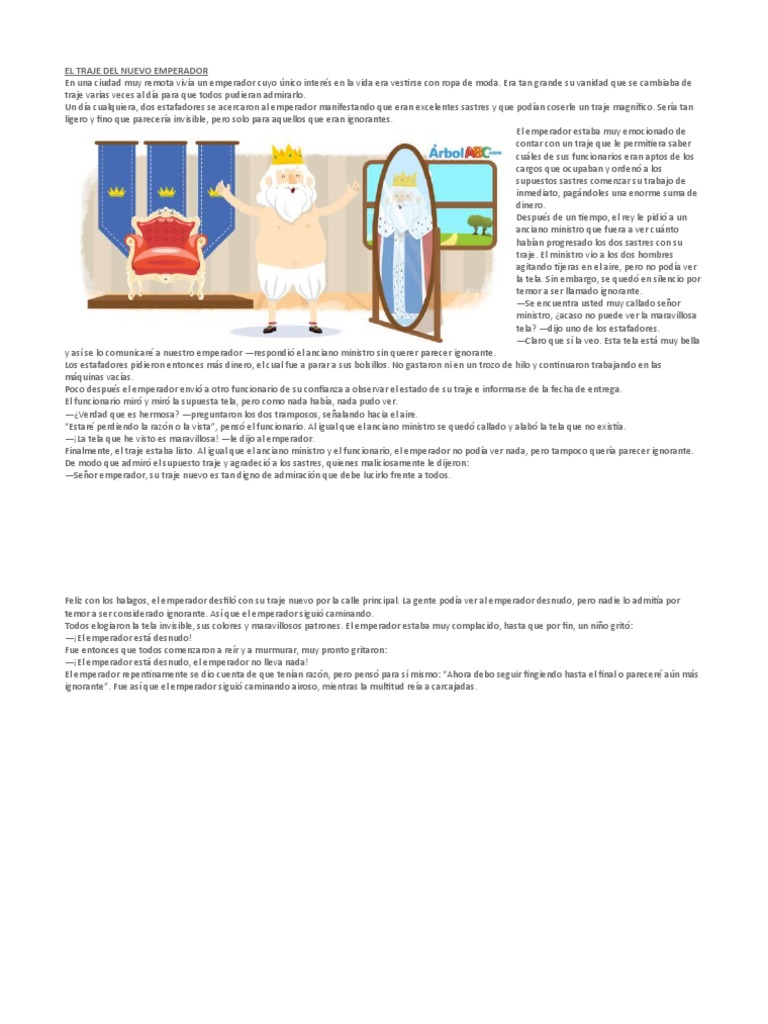 El Traje Del Nuevo Emperador | PDF