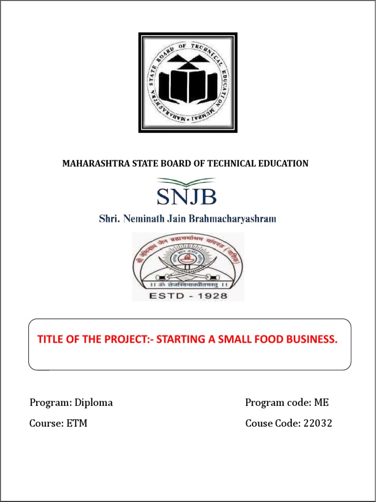 Etm Microproject | PDF | Foods | Food Safety