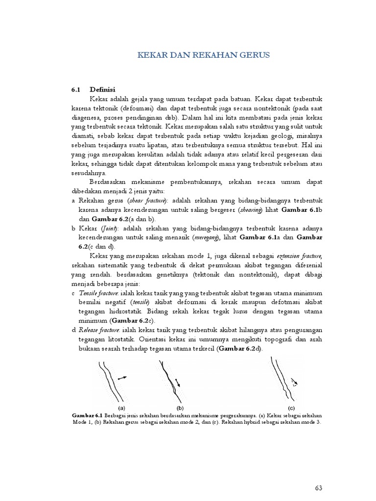 Analisis Kekar dan Rekahan Gerus Geologi | PDF | Sains & Matematika