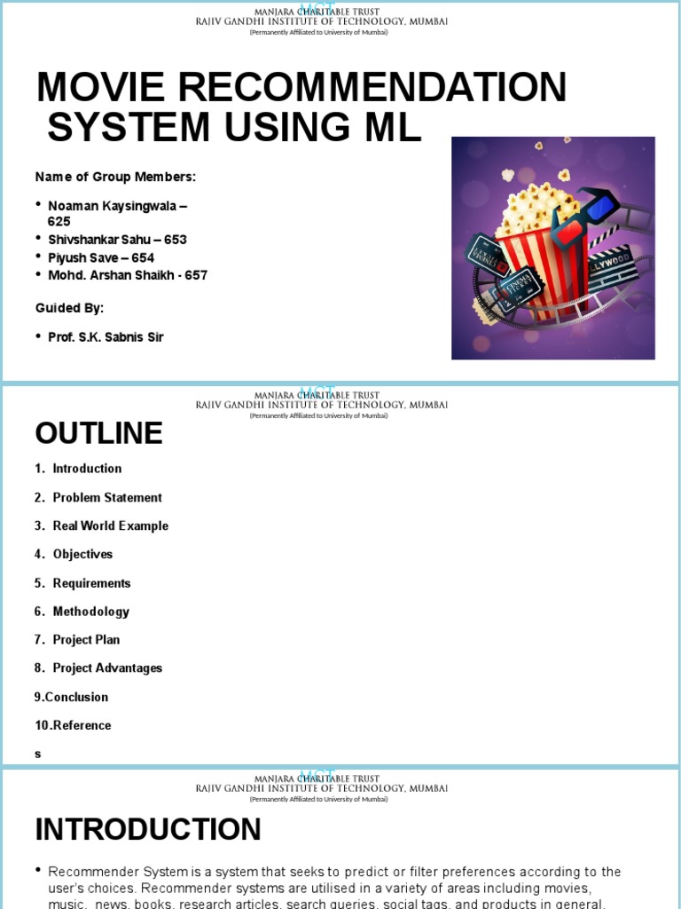 Movie Recommendation System Using AI & ML | PDF | Computer Science ...
