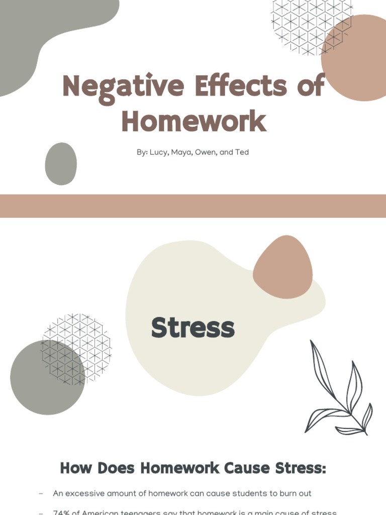 Negative Effects of Homework | PDF | Homework | Sleep