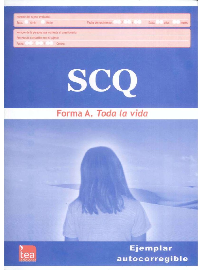 SCQ, Forma A | PDF