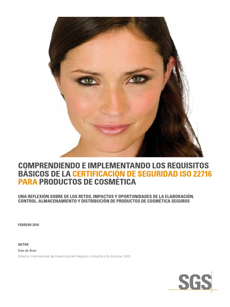 SGS Iso 22716 | PDF | Calidad (comercial) | Organización internacional ...
