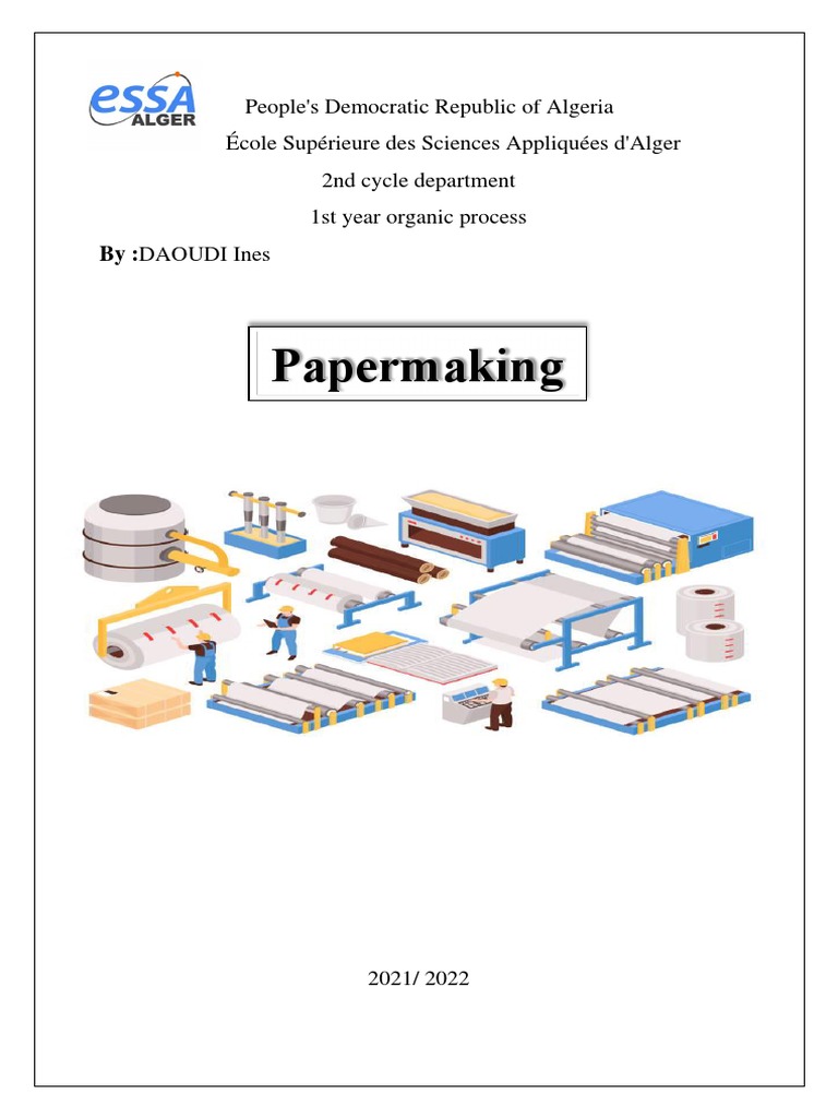 Papermaking | PDF | Paper | Papermaking