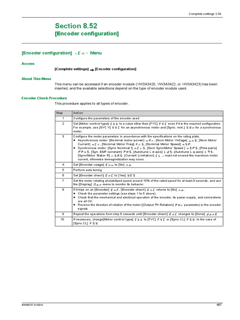 ATV900 - Programming - Manual - EN - NHA80757 - 02 (Encoder Check ...
