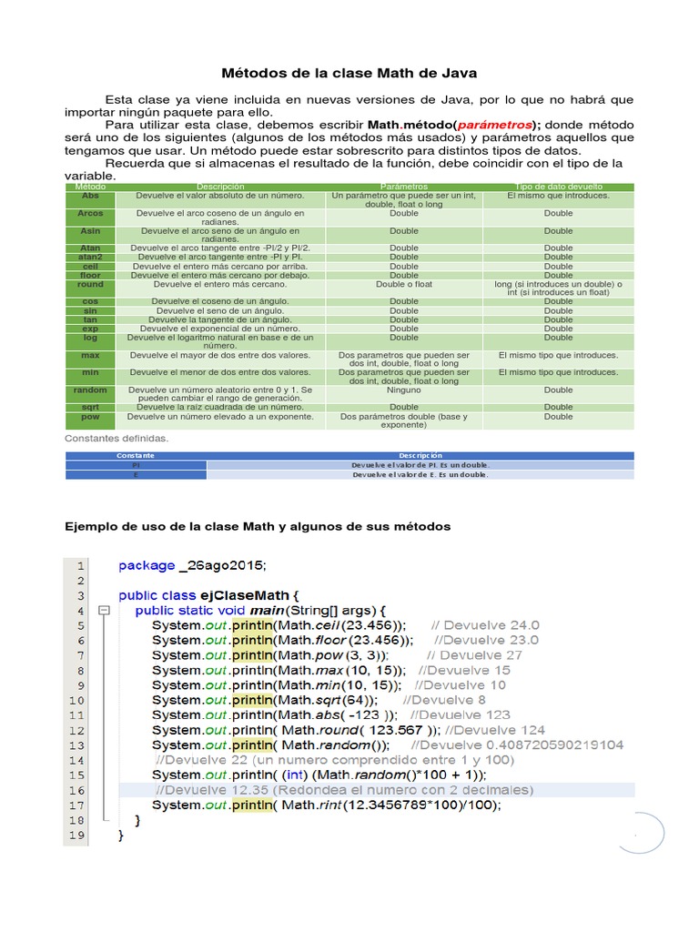 Java Ejercitarios Varios | PDF | Tetraedro | Raíz cuadrada