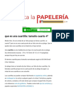 Cuántas hojas son 5 cuartillas | PDF | Métodos y materiales de ...