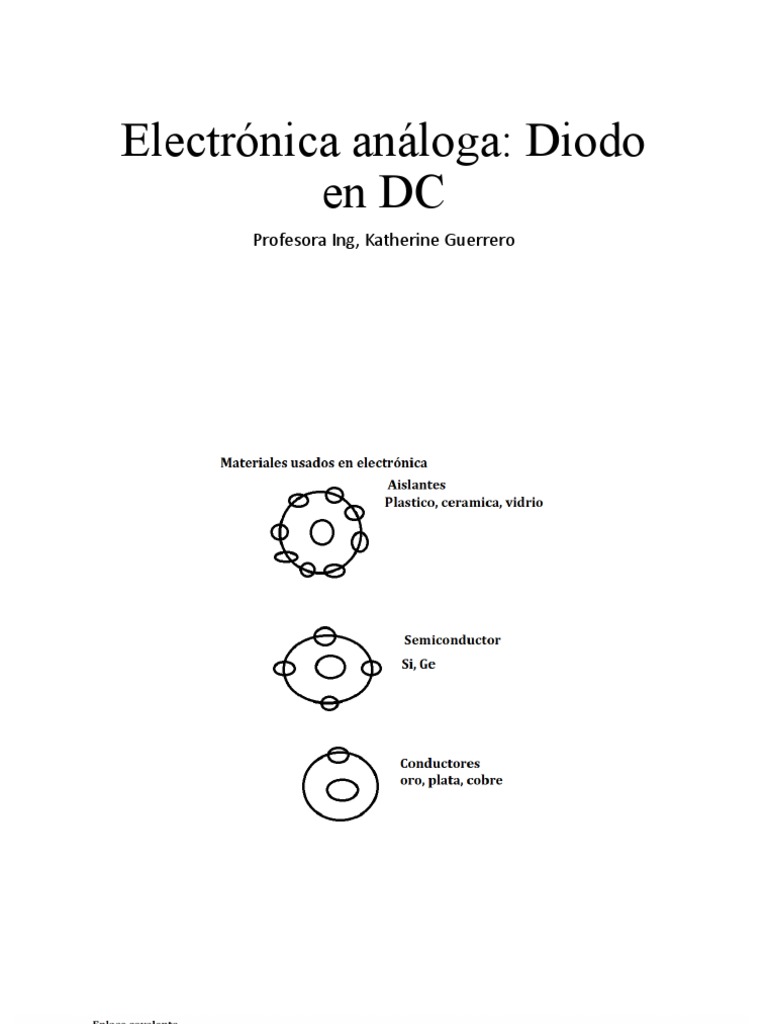 Diodo en DC | PDF