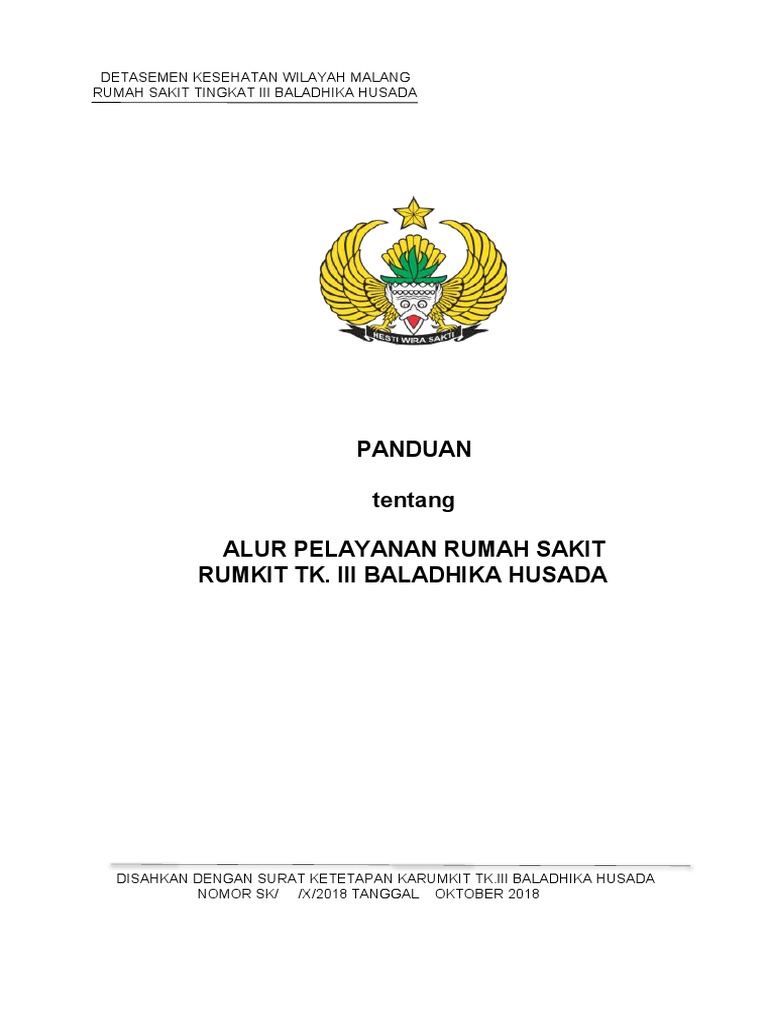 Panduan Alur Pelayanan Rumah Sakit Pdf