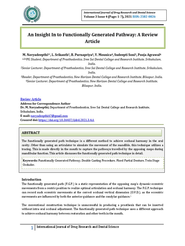An Insight in To Functionally Generated Pathway: A Review Article | PDF ...