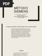 Método Siemens (Sam) . | PDF | Presupuesto | Costo