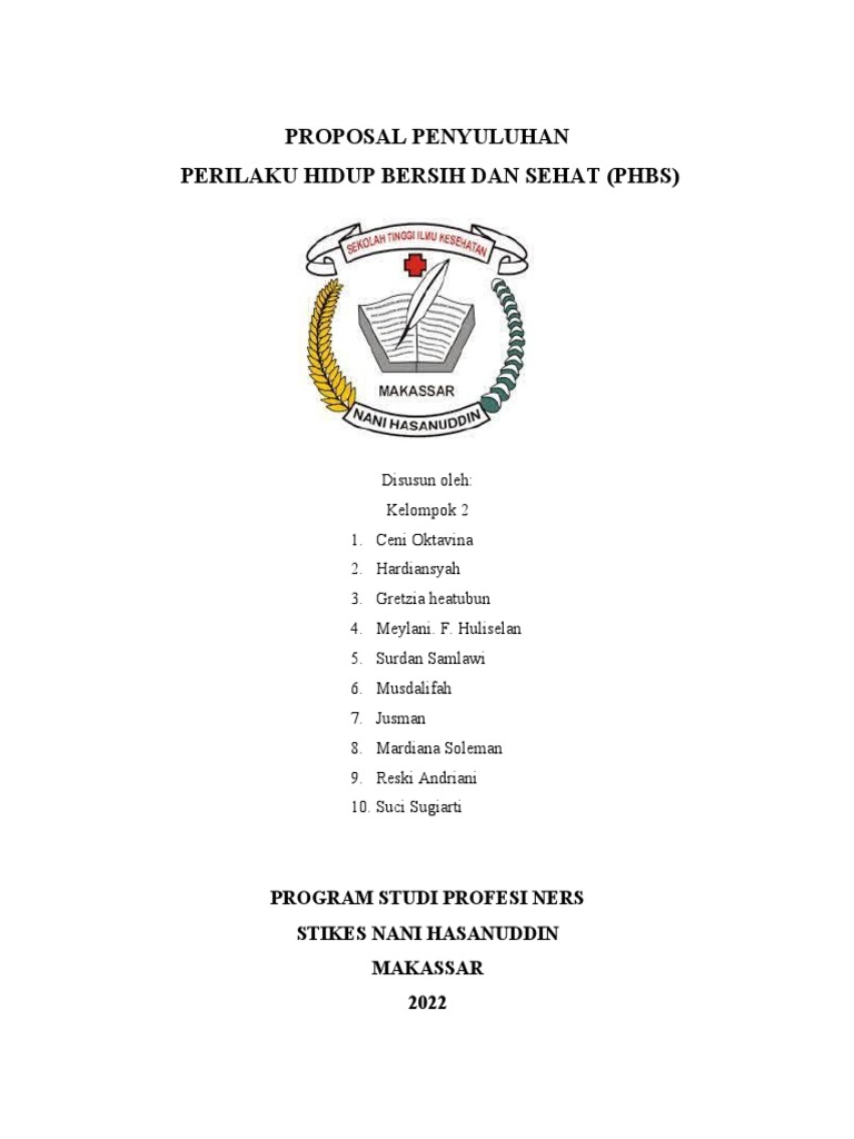 Proposal Penyuluhan PHBS | PDF