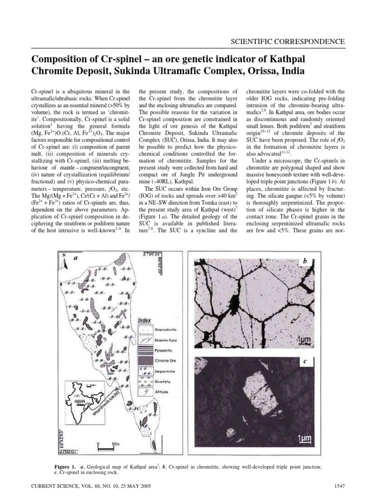 Chrome Chem | PDF | Rock (Geology) | Chromium