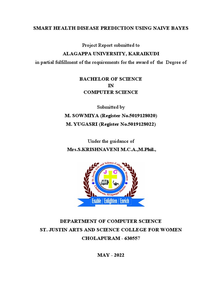 Project Report Submitted To in Partial Fulfillment of The Requirements ...