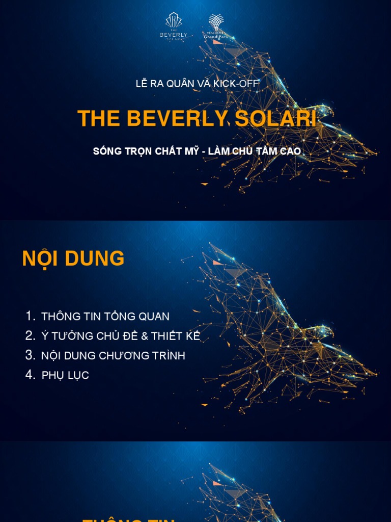 The Beverly Solari - Chương Trình Kick Off - Gian Hàng, Minigame | PDF