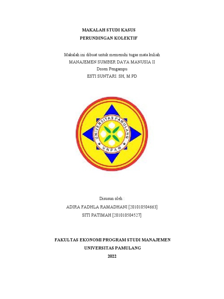 Proses dan Definisi Perundingan Kolektif | PDF | Karier & Perkembangan
