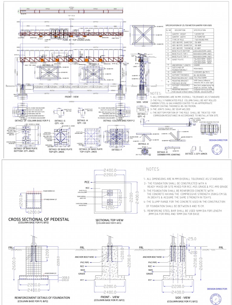 VSDS Gantry and Foundation | PDF