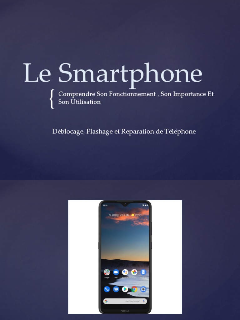 Le Smartphone | PDF | Système d'exploitation | Android (Système d ...