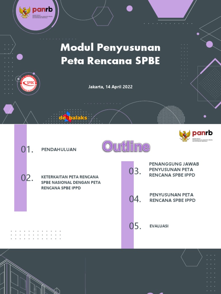 Peta Rencana Spbe | PDF