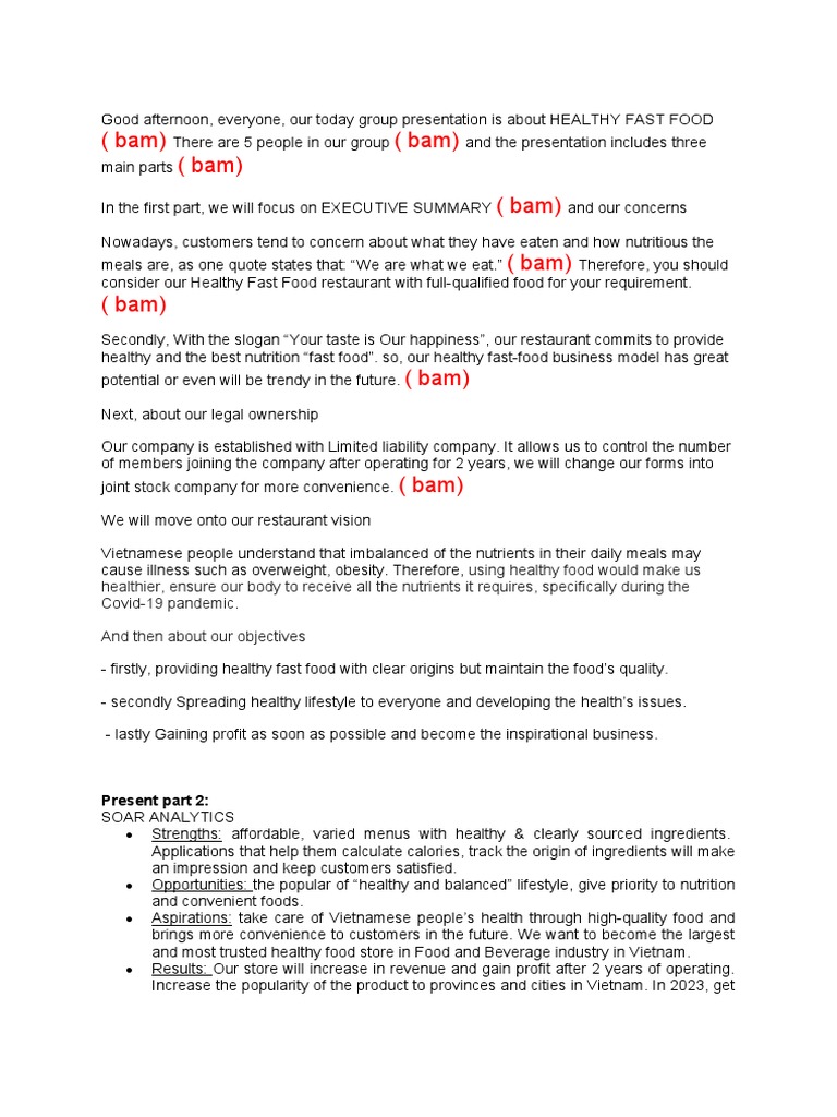 (Bam) (Bam) (Bam) (Bam) (Bam) (Bam) (Bam) | PDF | Fast Food | Foods