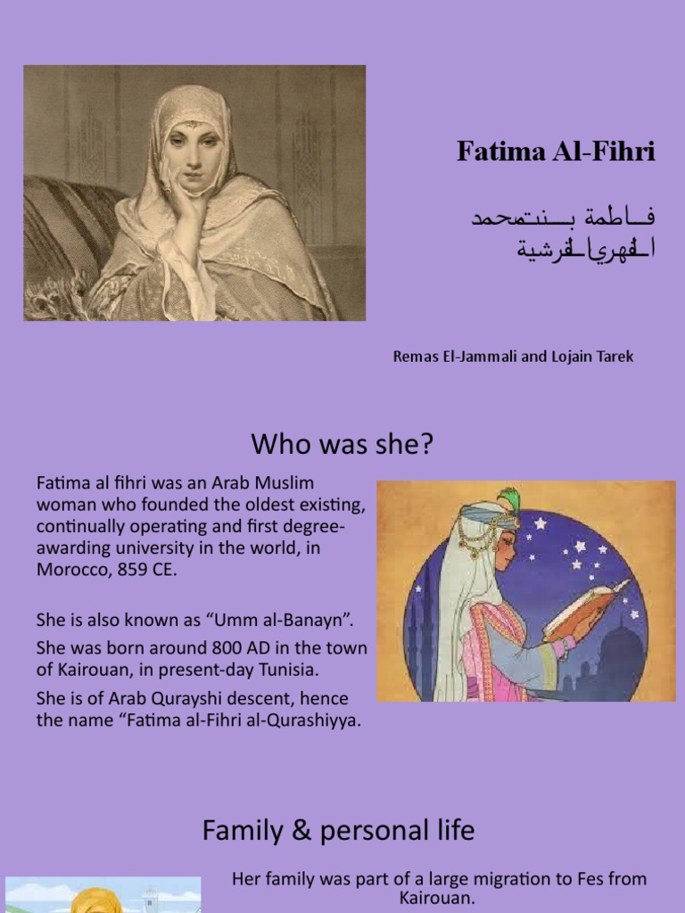 Fatima Al-Fihri: Founder of Al-Qarawiyyin | PDF