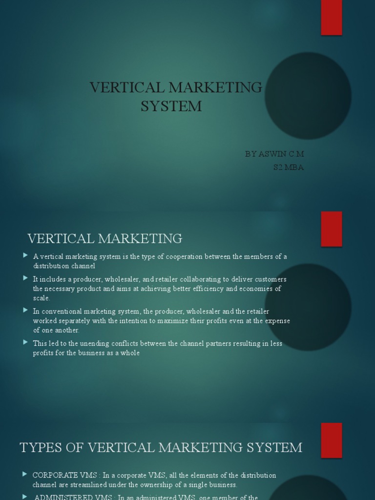 Understanding Vertical Marketing Systems | PDF | Marketing | Business ...