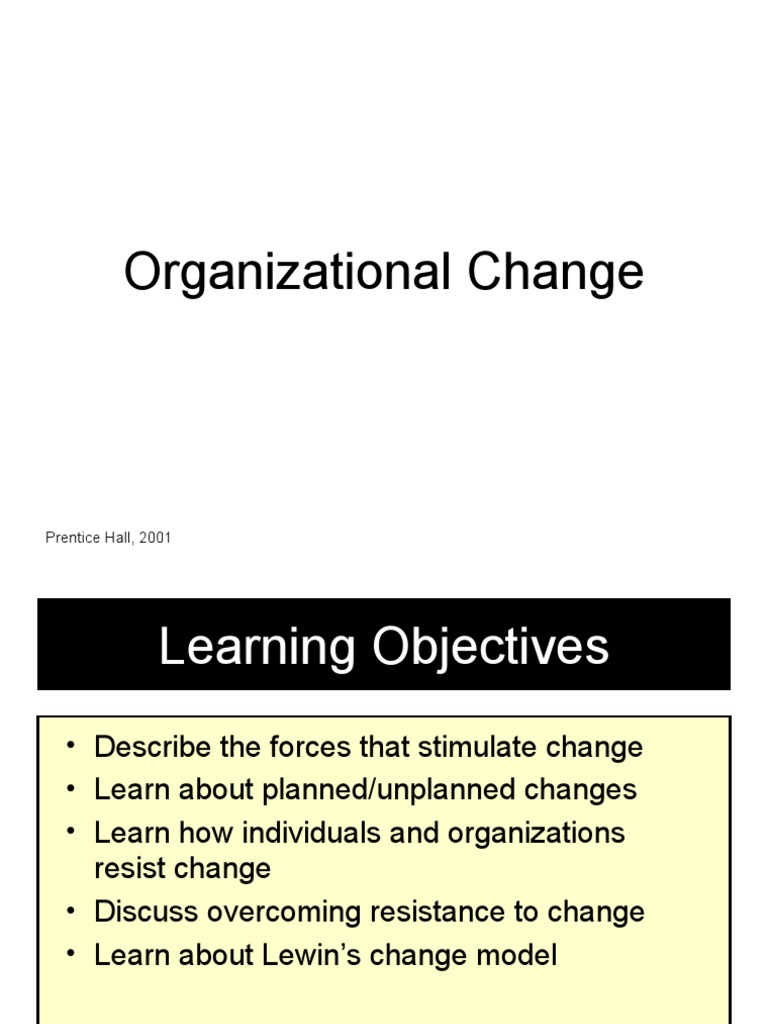 Organizational Change | PDF | Organization Development | Economies