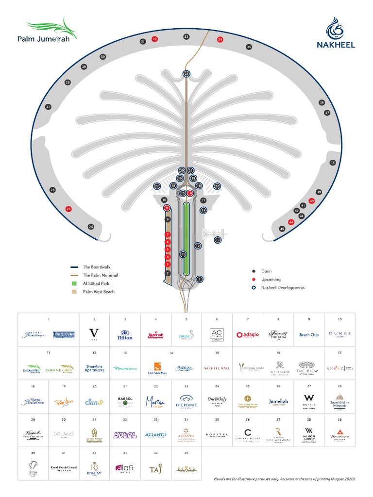 Palm Jumeirah Map | PDF