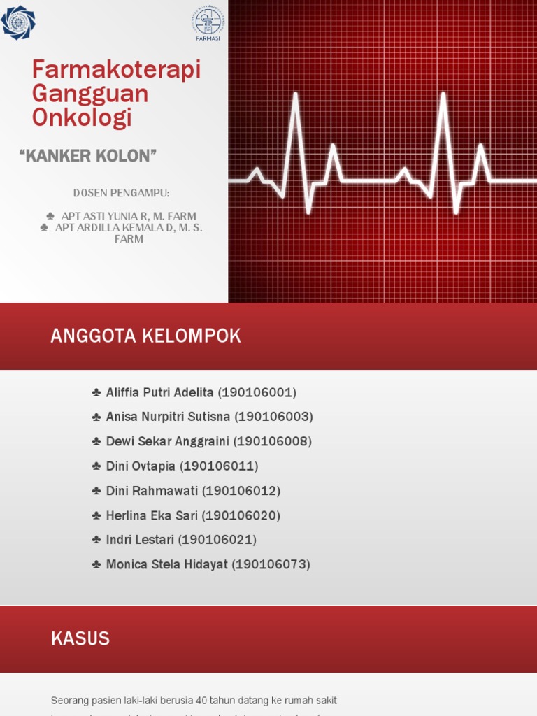 Kel 2A - Farmakoterapi ROS - Kanker Kolon | PDF | Pengembangan Diri ...