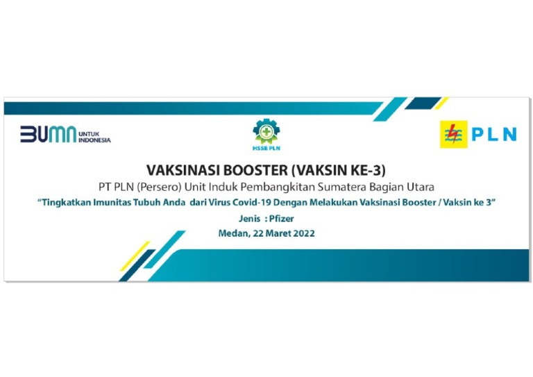 Spanduk Vaksin PLN | PDF