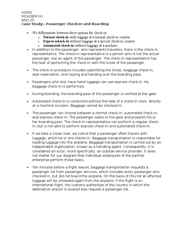 Airport Check-In Process Overview | PDF | Baggage | Aviation