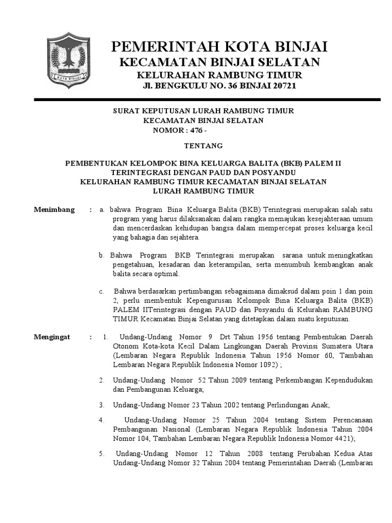 BKB I Rambung Timur | PDF