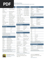 Python Cheat Sheet | PDF | Data | System Software