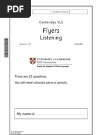 A2 Flyers-Sample-Papers-2018-Vol1 - Listening | PDF
