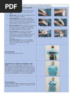 Gowning Poster ISO Class 8 | PDF | Clothing | Human Body