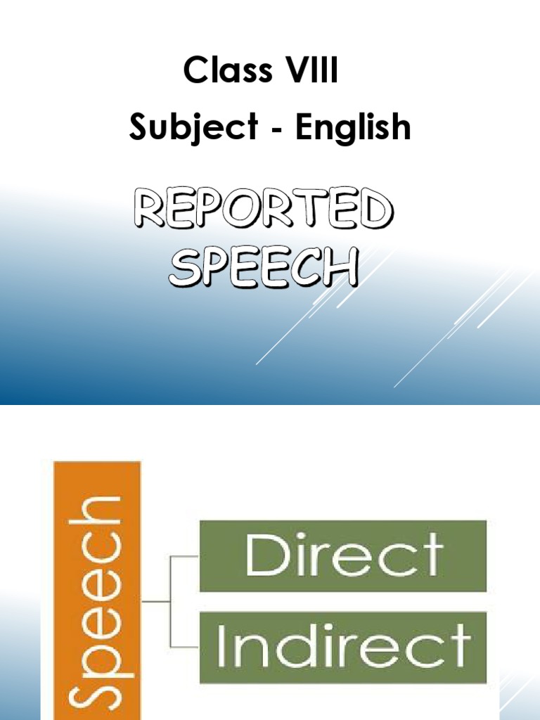 Direct & Indirect Speech | PDF | Cognitive Science | Linguistics