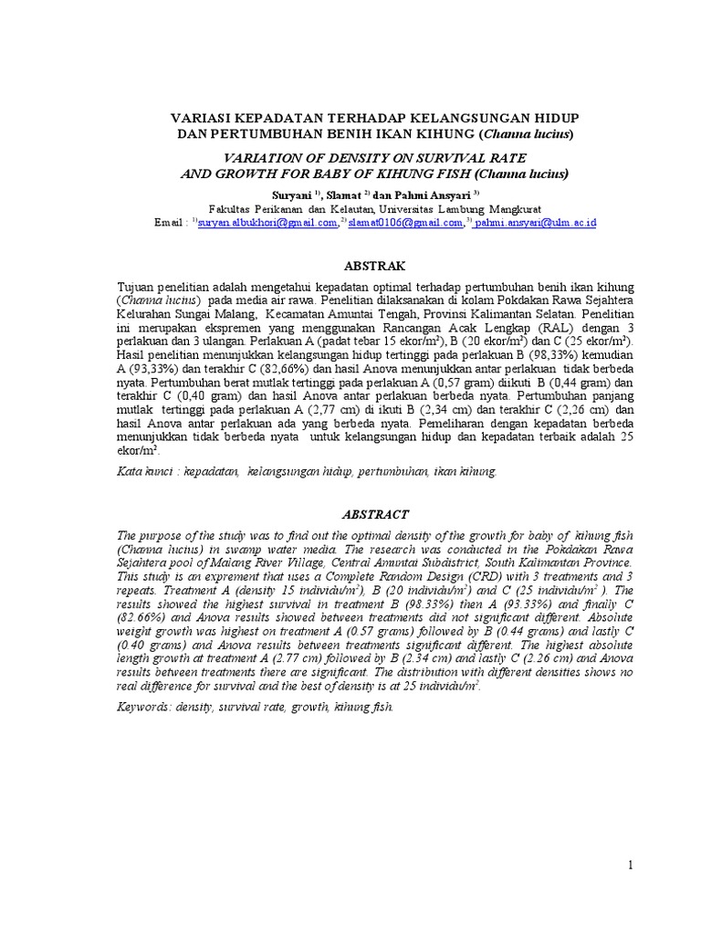 JTAM A.n.suryani-Akuakultur | PDF