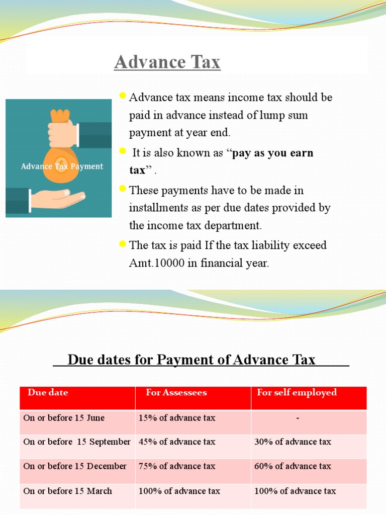 Advance Tax | PDF